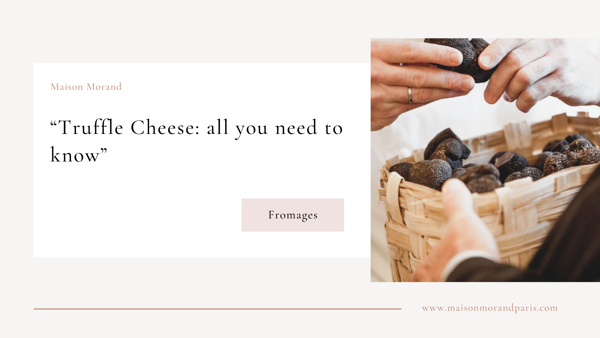 What Is Truffle Cheese? Everything You Need to Know – Maison Morand